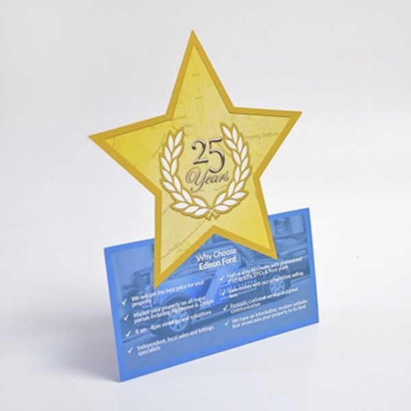 Strut Card Printing - A4 Show Cards, A5 Display Cards, Strut Cards