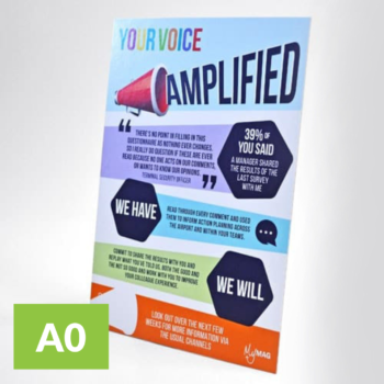 Strut Card Printing - A4, A5 Retail Counter Top Strut Cards