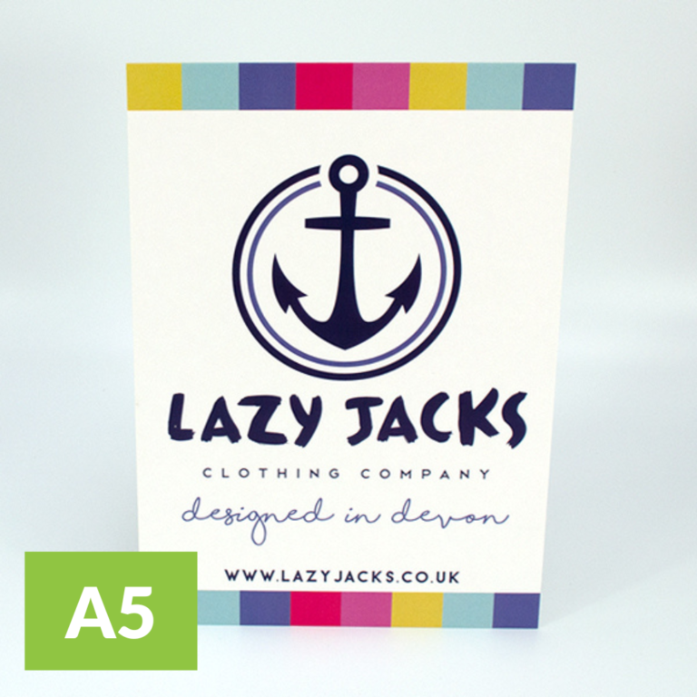 Strut Card Printing - A4, A5 Retail Counter Top Strut Cards