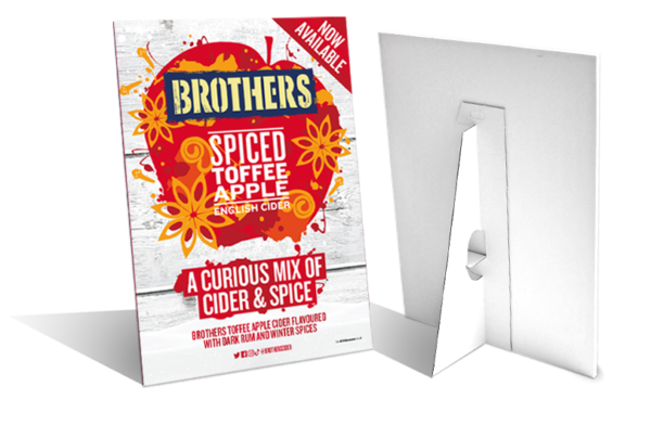 Strut Card Printing - A4 Show Cards, A5 Display Cards, Strut Cards